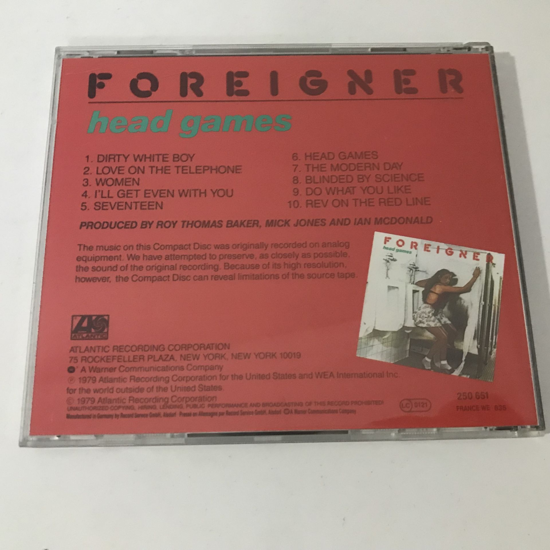 Foreigner – Head Games Plak, CD, DVD Satın Al
