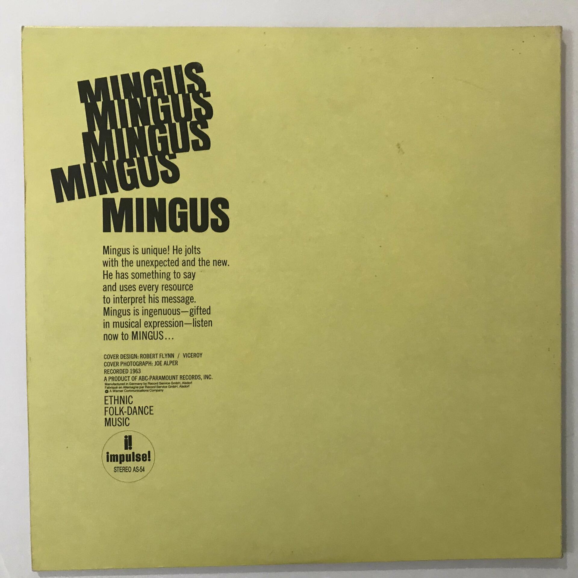 Charles Mingus – Mingus Mingus Mingus Mingus Mingus Plak, CD, DVD Satın Al