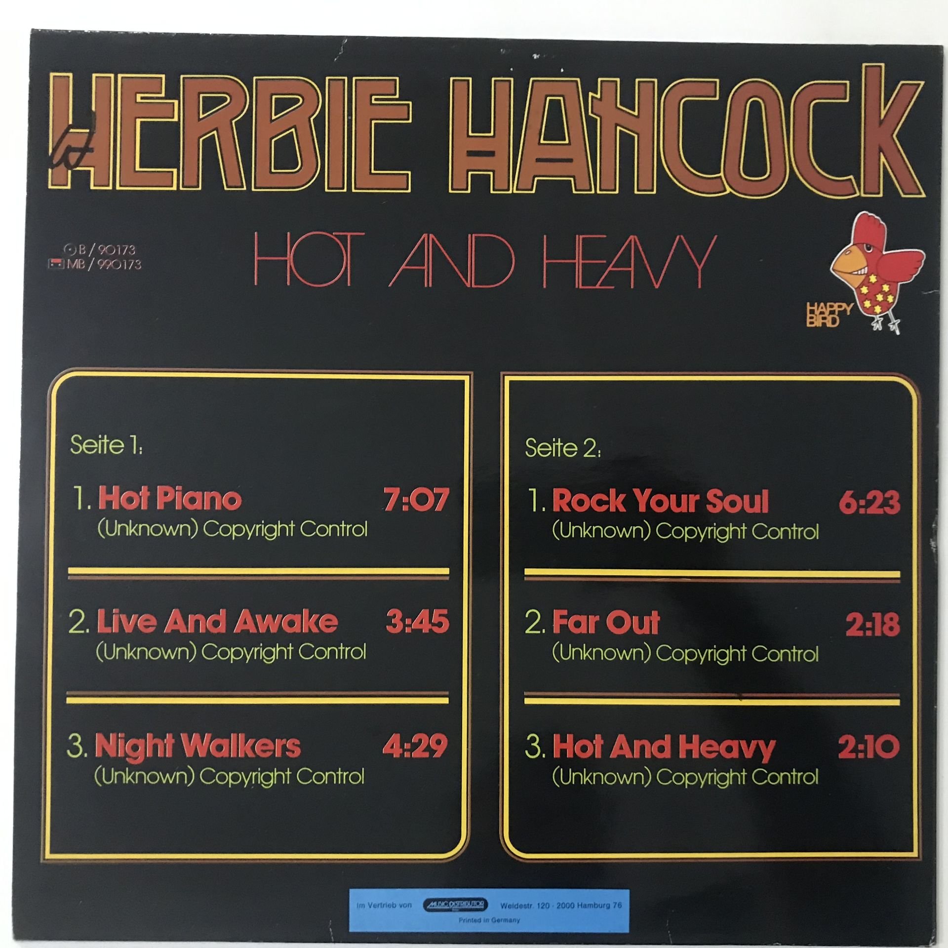 Herbie Hancock – Hot And Heavy Plak, CD, DVD Satın Al