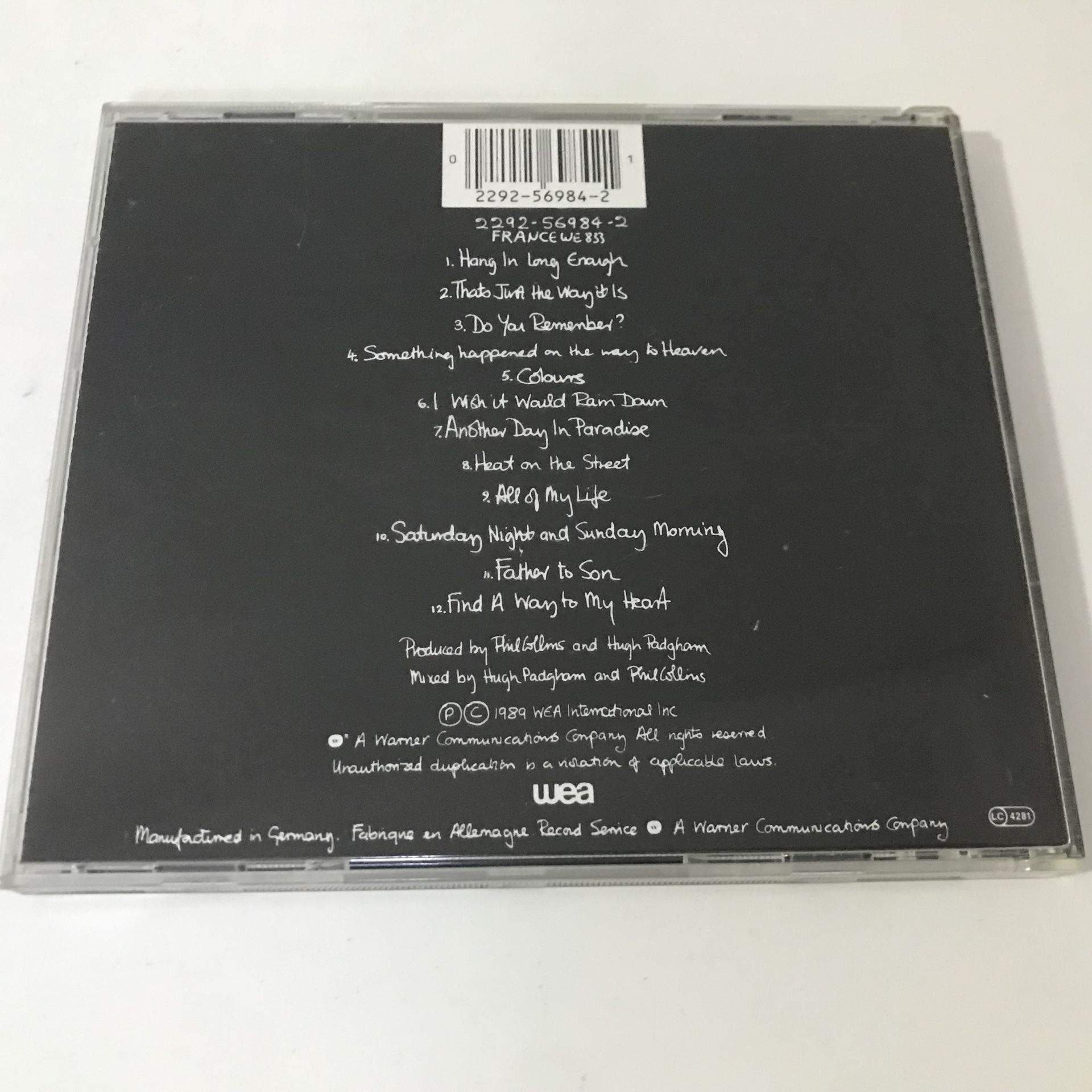 Phil Collins – ...But Seriously Plak, CD, DVD Satın Al