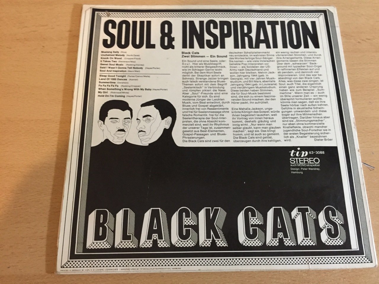 Black Cats ‎– Soul & Inspiration Plak, CD, DVD Satın Al