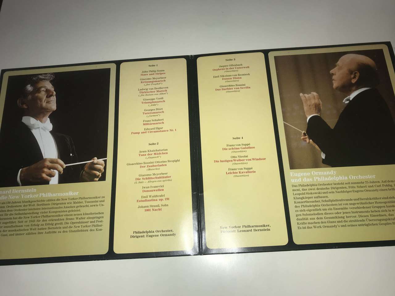 Leonard Bernstein Und Eugene Ormandy – Feuerwerk In Super-Stereo 2 LP Plak, CD, DVD Satın Al