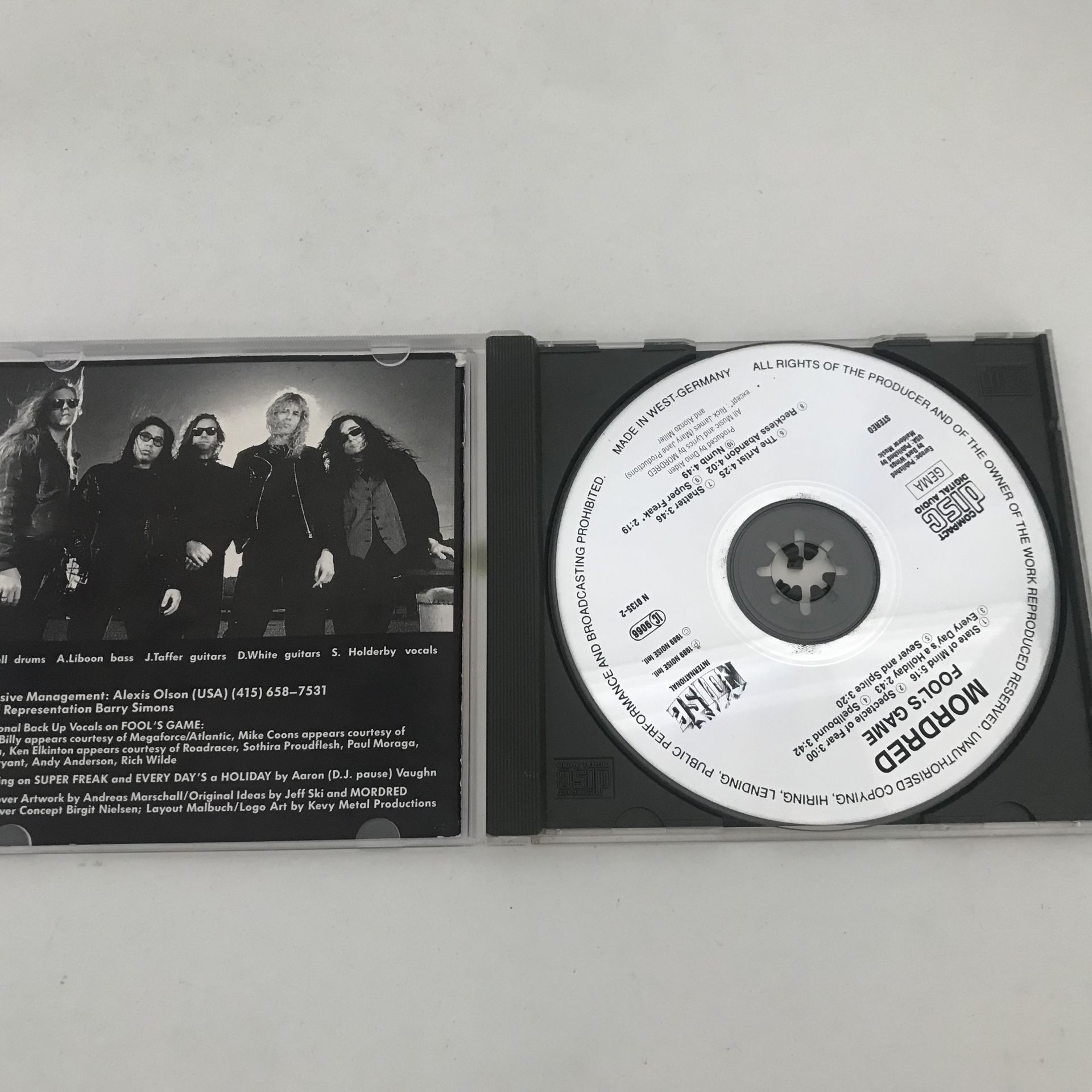 Mordred – Fool's Game Plak, CD, DVD Satın Al