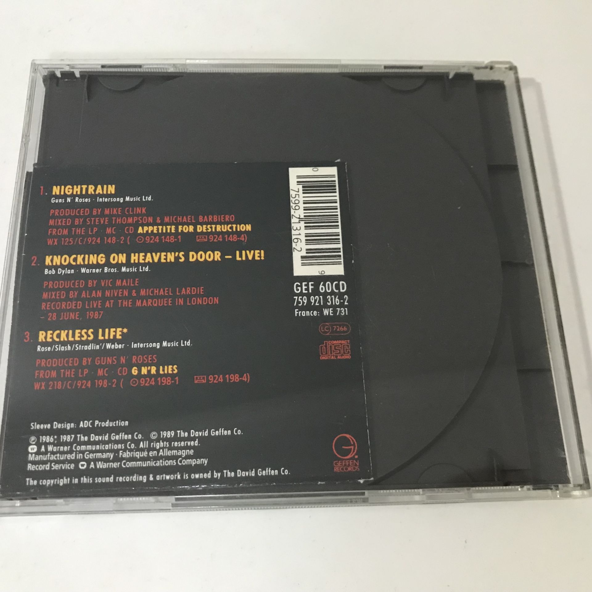 Guns N' Roses – Nightrain Plak, CD, DVD Satın Al