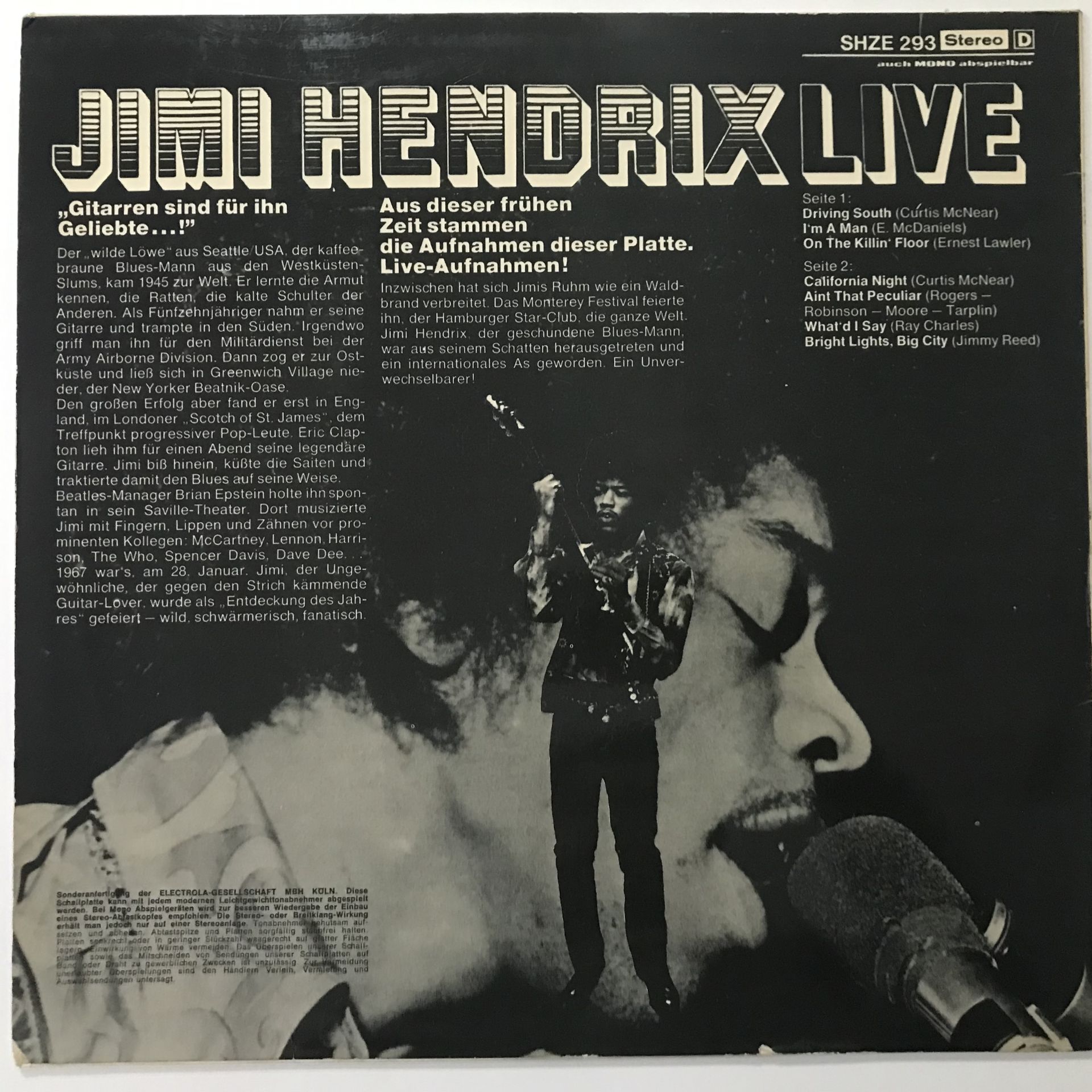 Jimi Hendrix – Live Plak, CD, DVD Satın Al