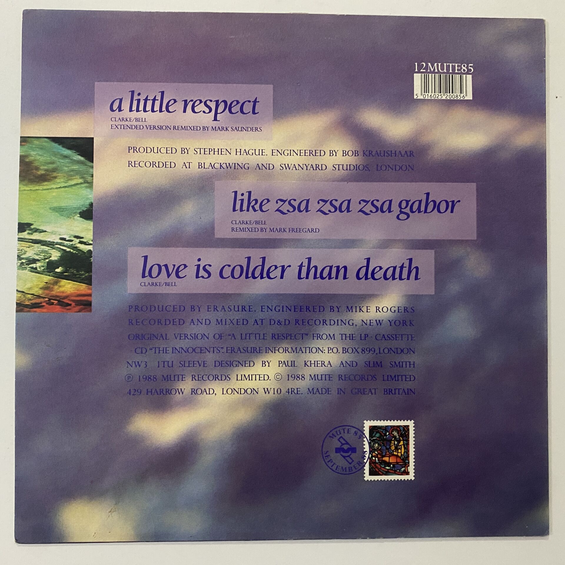Erasure – A Little Respect Plak, CD, DVD Satın Al