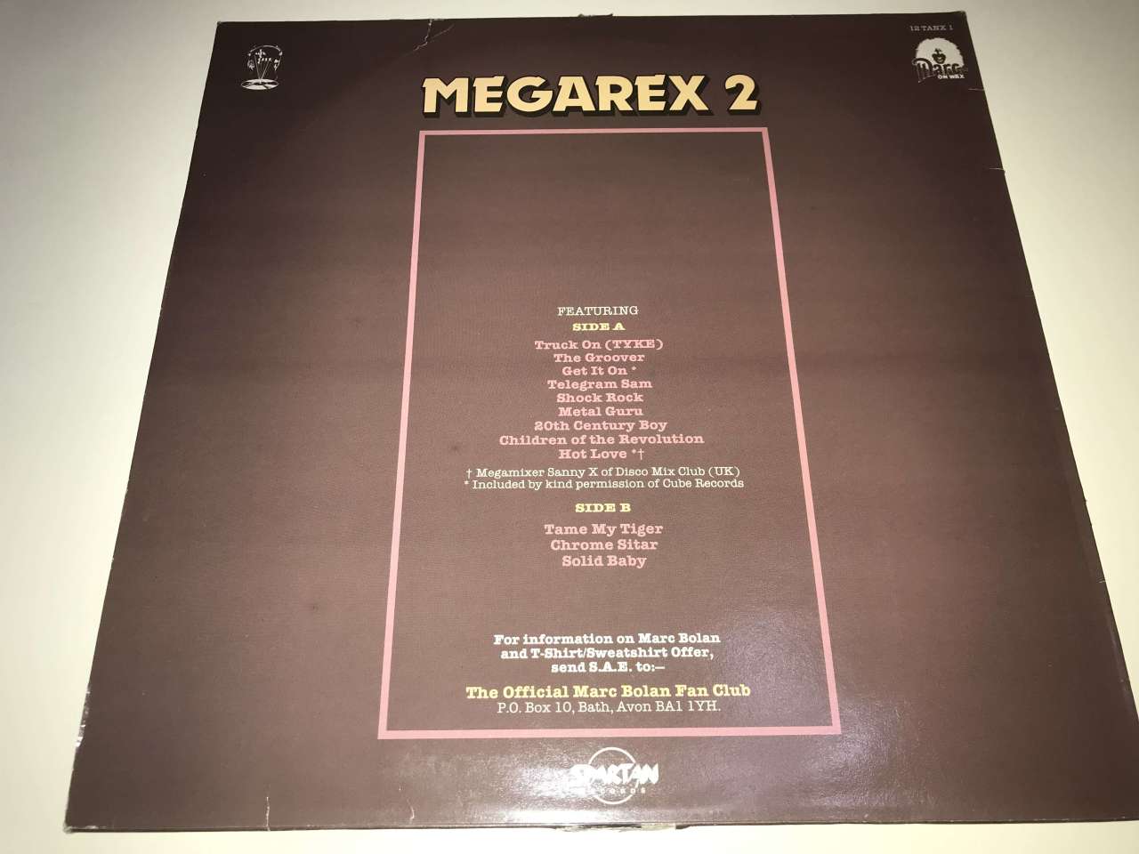T. Rex ‎– Megarex 2 Plak, CD, DVD Satın Al