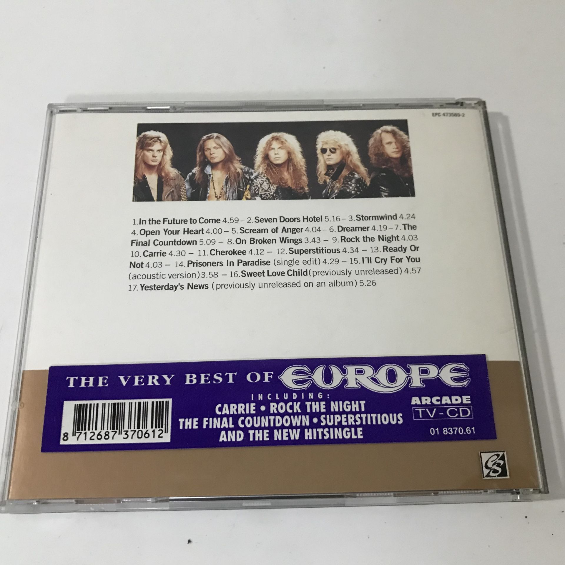 Europe – 1982 - 1992 Plak, CD, DVD Satın Al