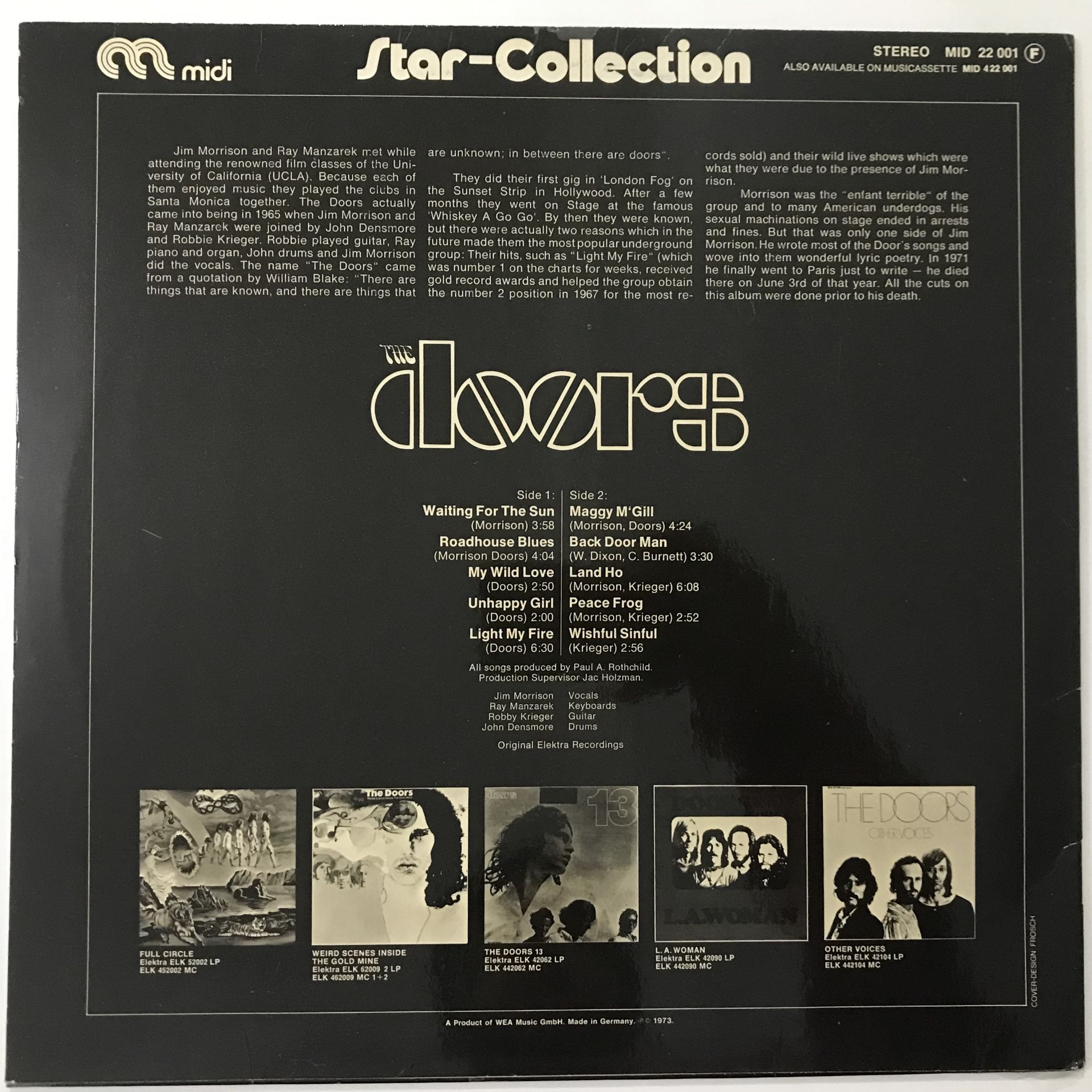 The Doors ‎– Star-Collection Plak, CD, DVD Satın Al