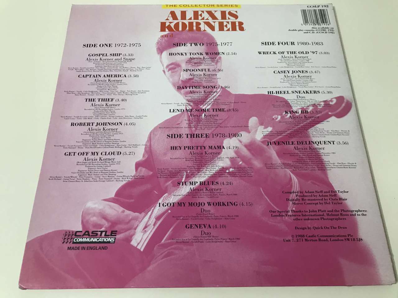 Alexis Korner – Alexis Korner And... 1972 - 1983 2 LP Plak, CD, DVD ...