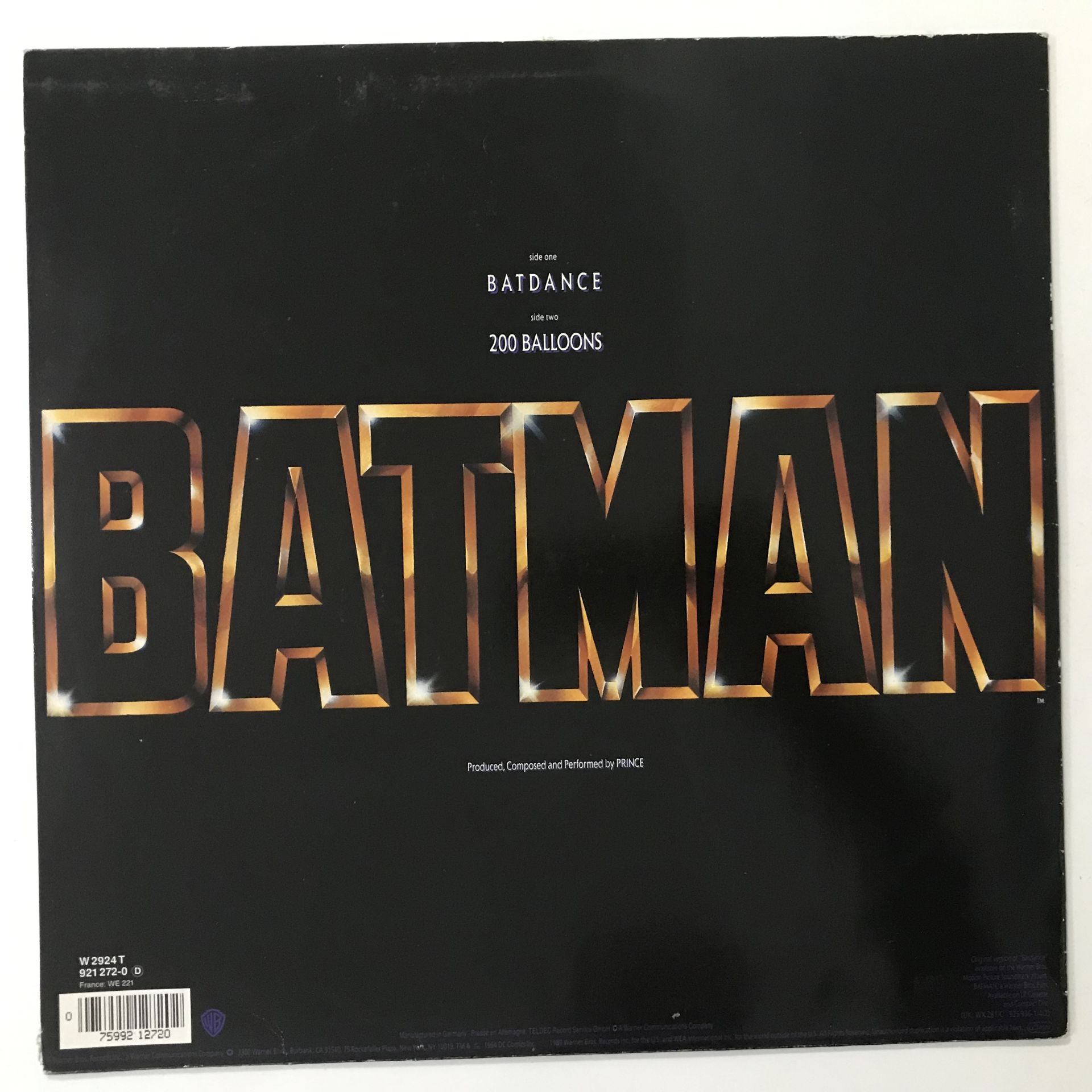 Prince – Batdance (Batman) Plak, CD, DVD Satın Al