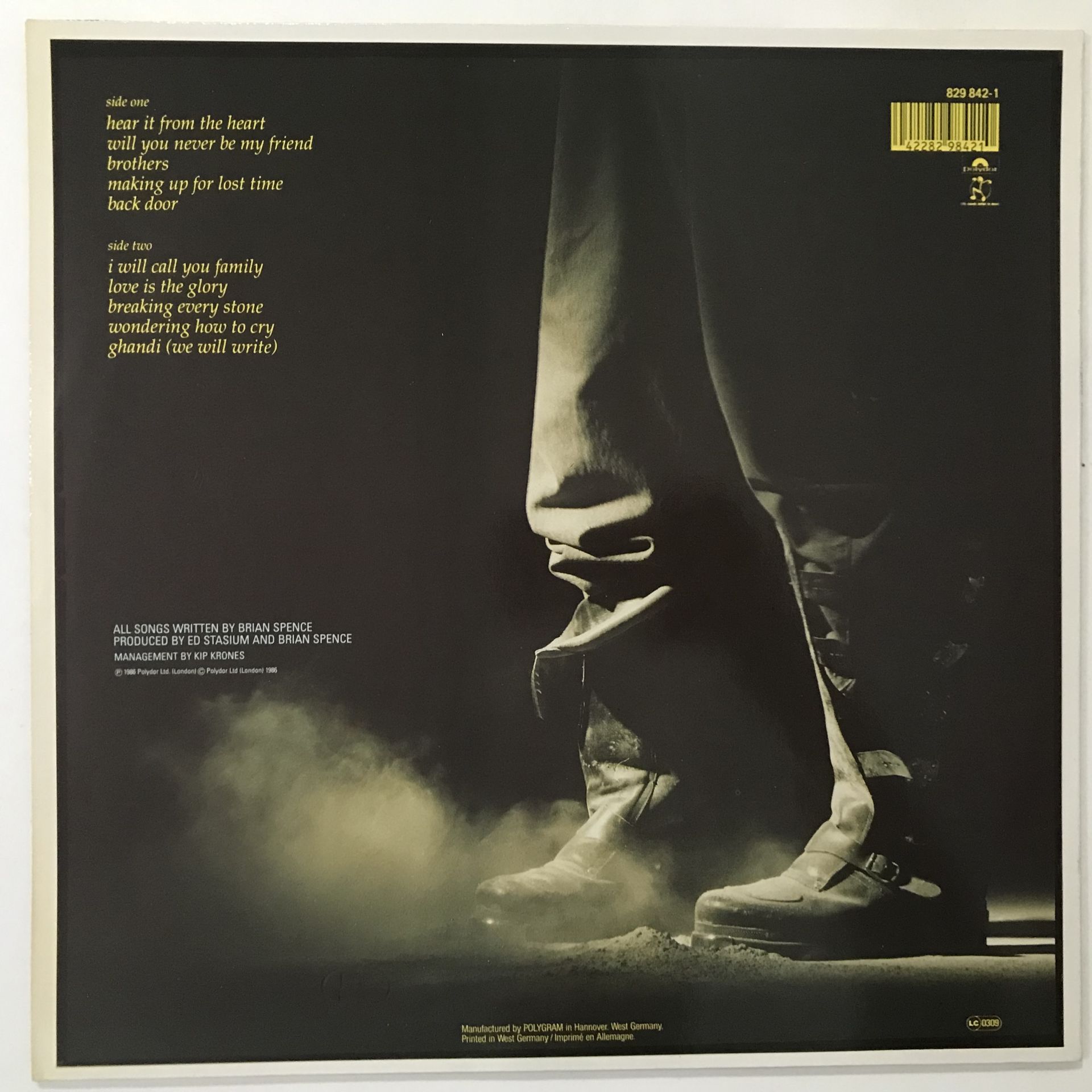 Brian Spence – Brothers Plak, CD, DVD Satın Al