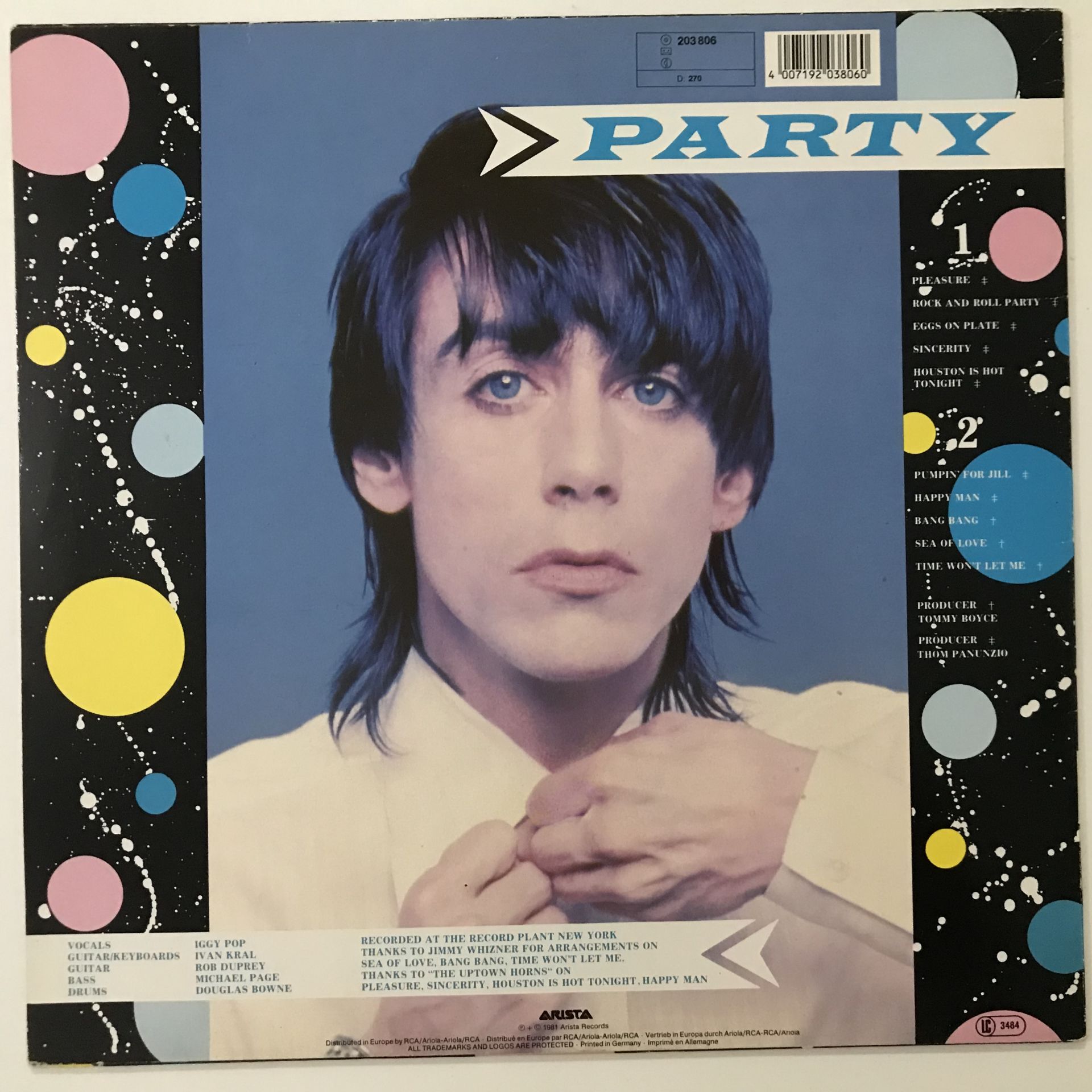 Iggy Pop – Party Plak, CD, DVD Satın Al