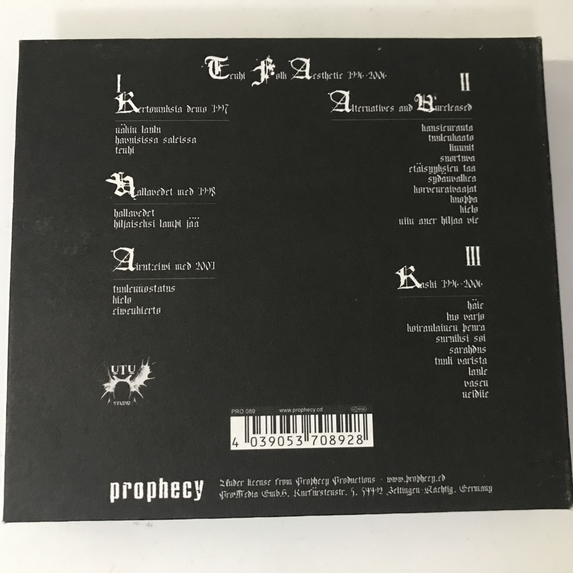 Tenhi – Folk Aesthetic 1996-2006 3 CD Plak, CD, DVD Satın Al