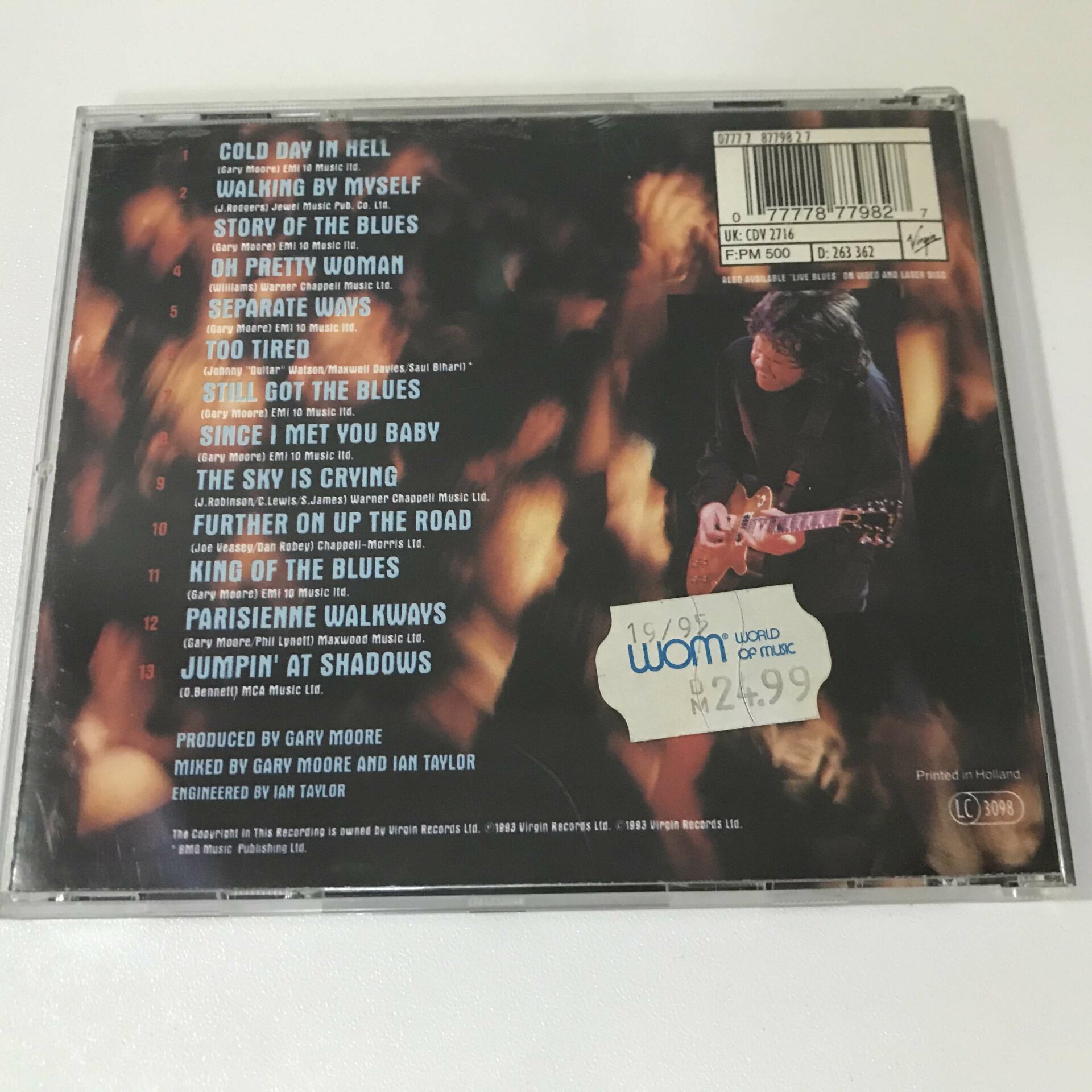 Gary Moore – Blues Alive Plak, CD, DVD Satın Al