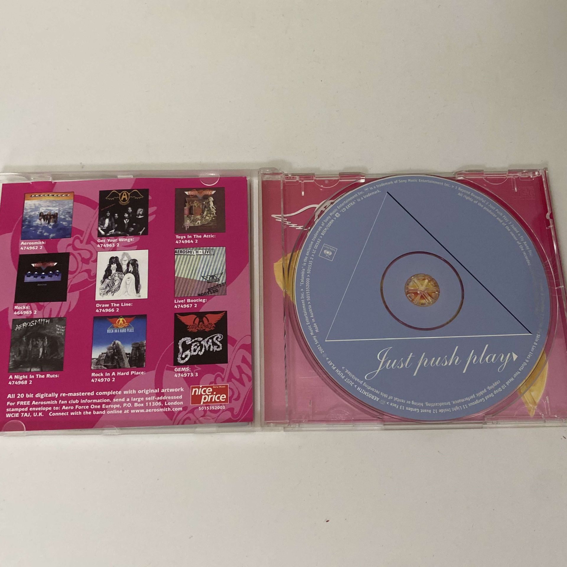 Aerosmith – Just Push Play Plak, CD, DVD Satın Al