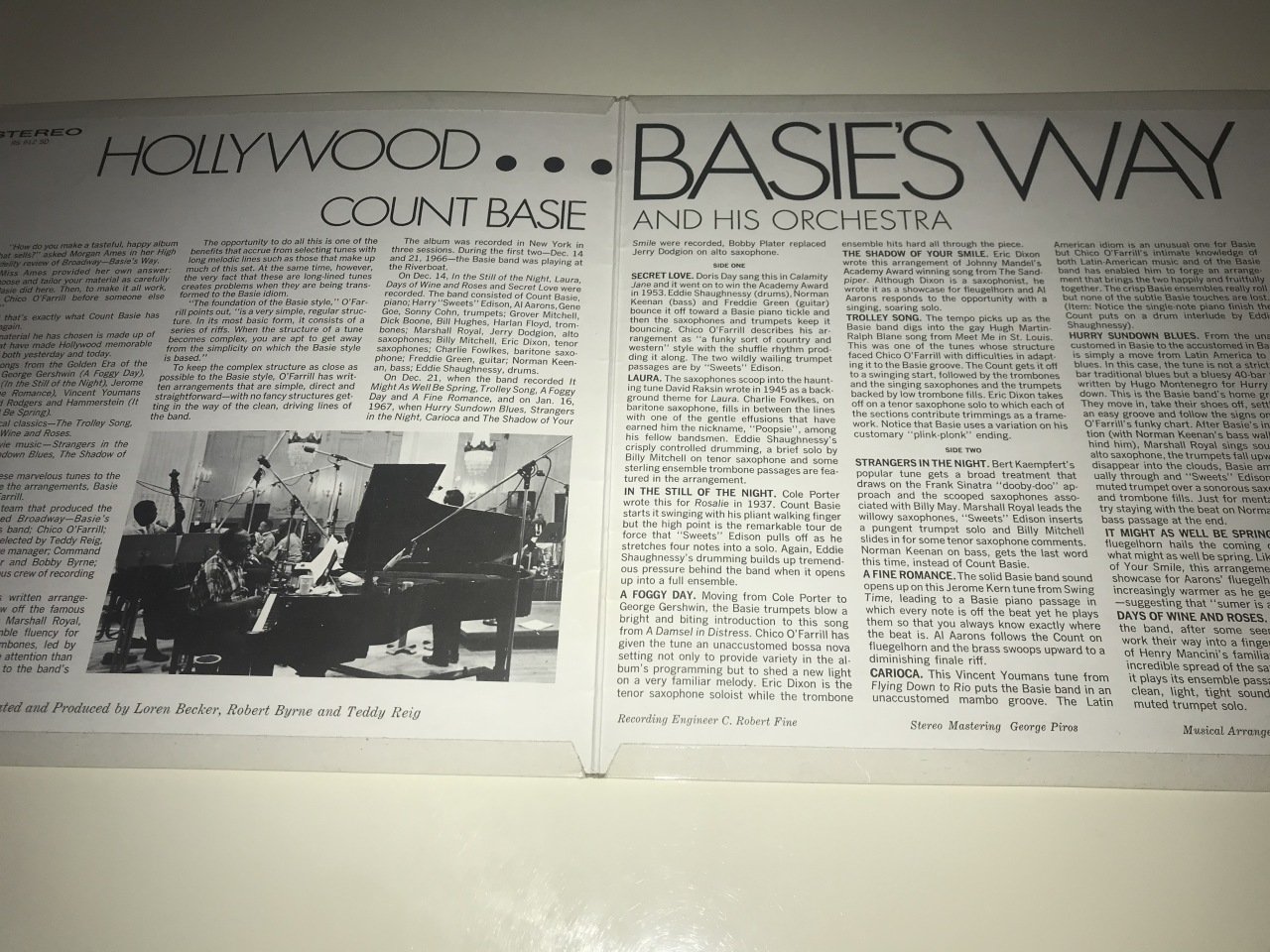 Count Basie And His Orchestra ‎– Hollywood...Basie's Way Plak, CD, DVD Satın Al
