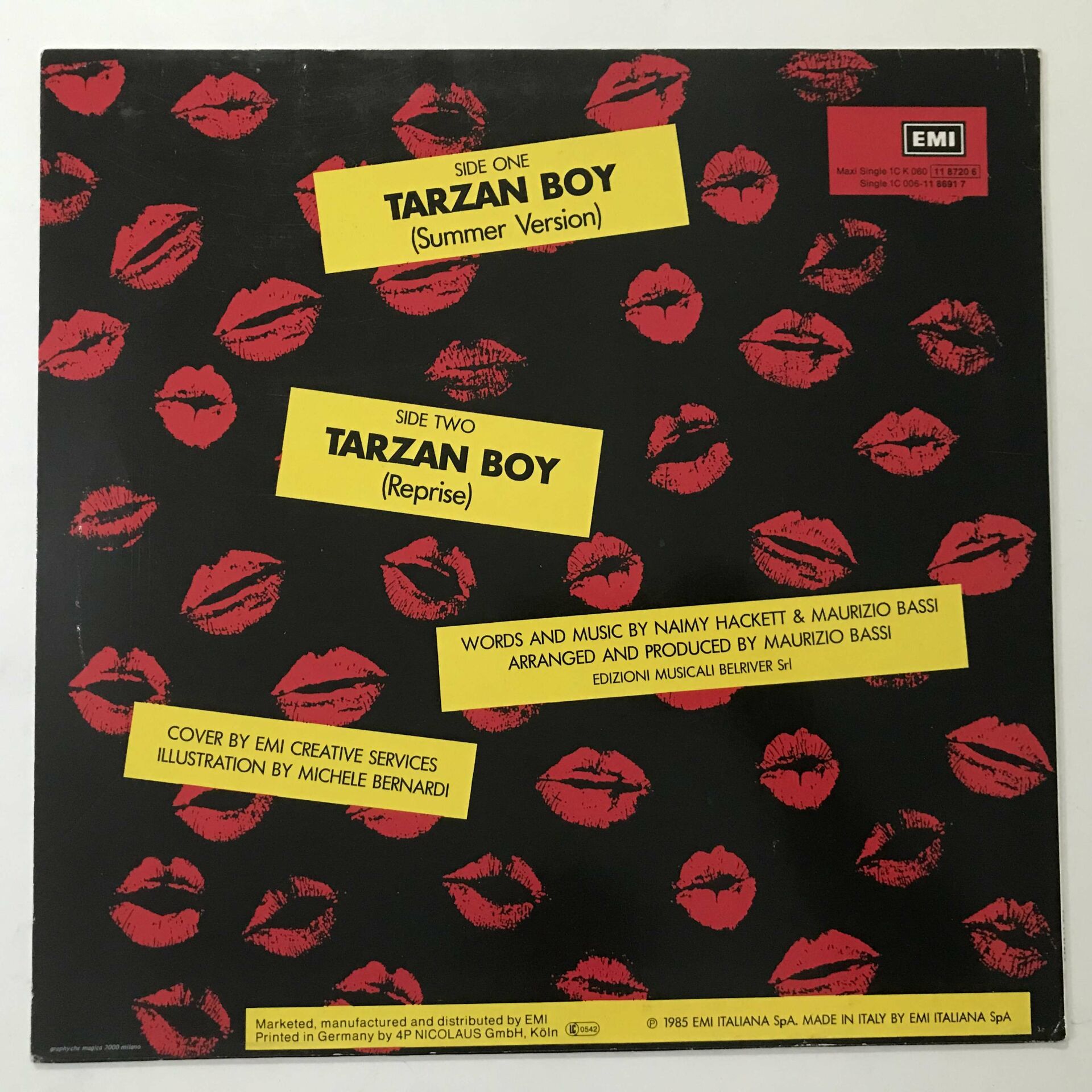 Baltimora – Tarzan Boy (Summer Version) Plak, CD, DVD Satın Al