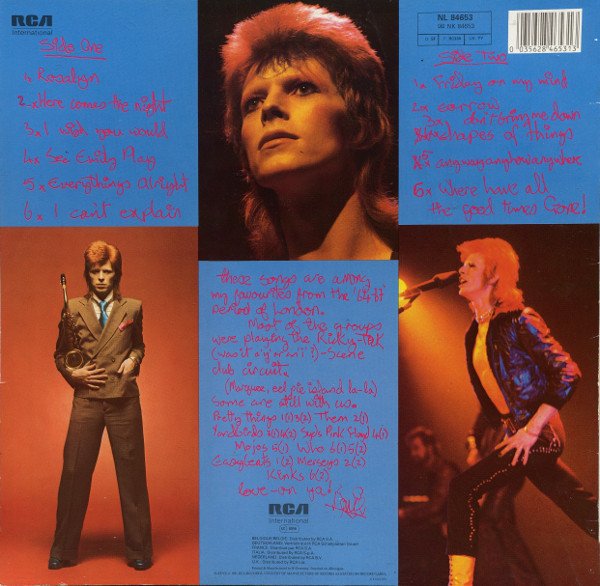 David Bowie‎– Pinups Plak, CD, DVD Satın Al