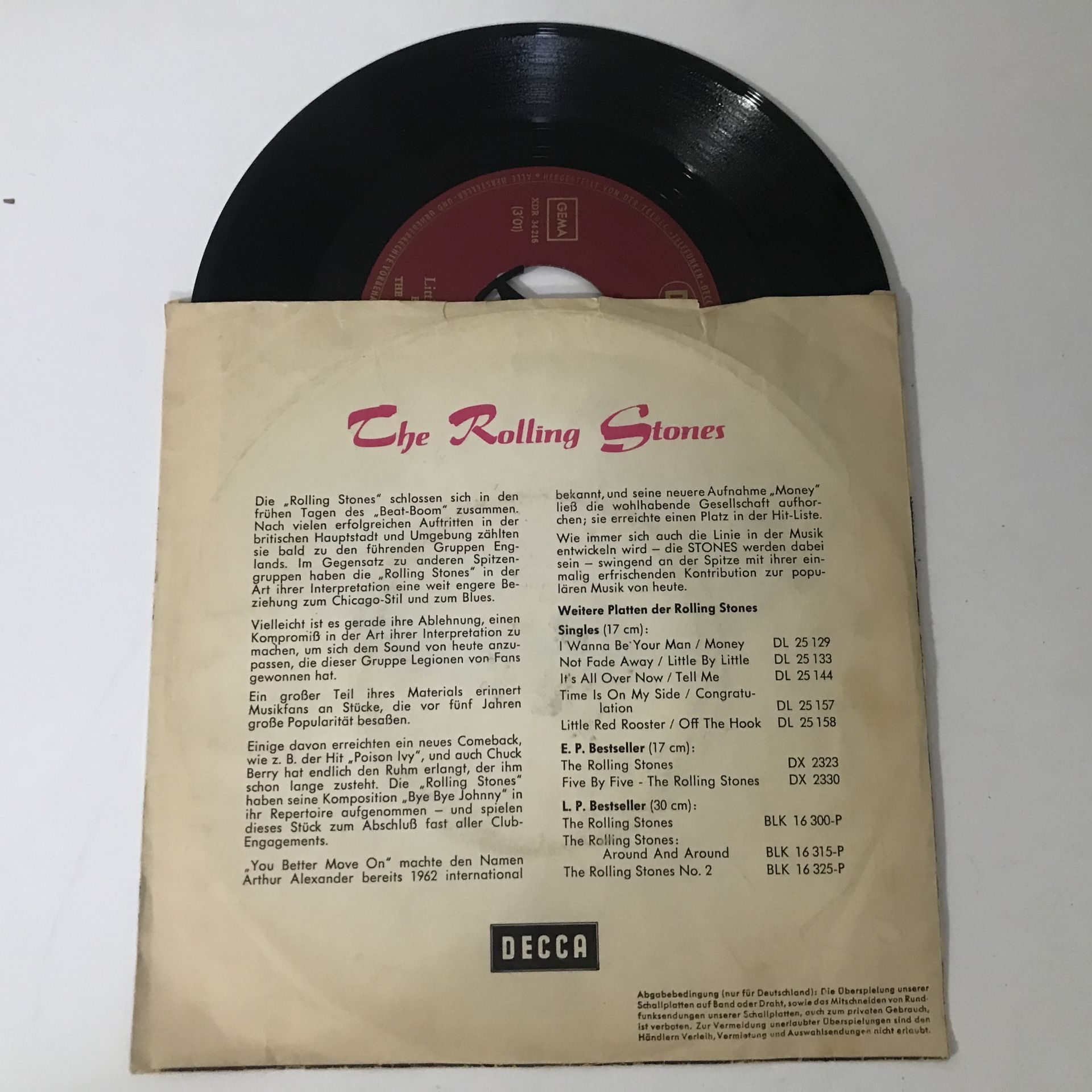 The Rolling Stones – Little Red Rooster Plak, CD, DVD Satın Al