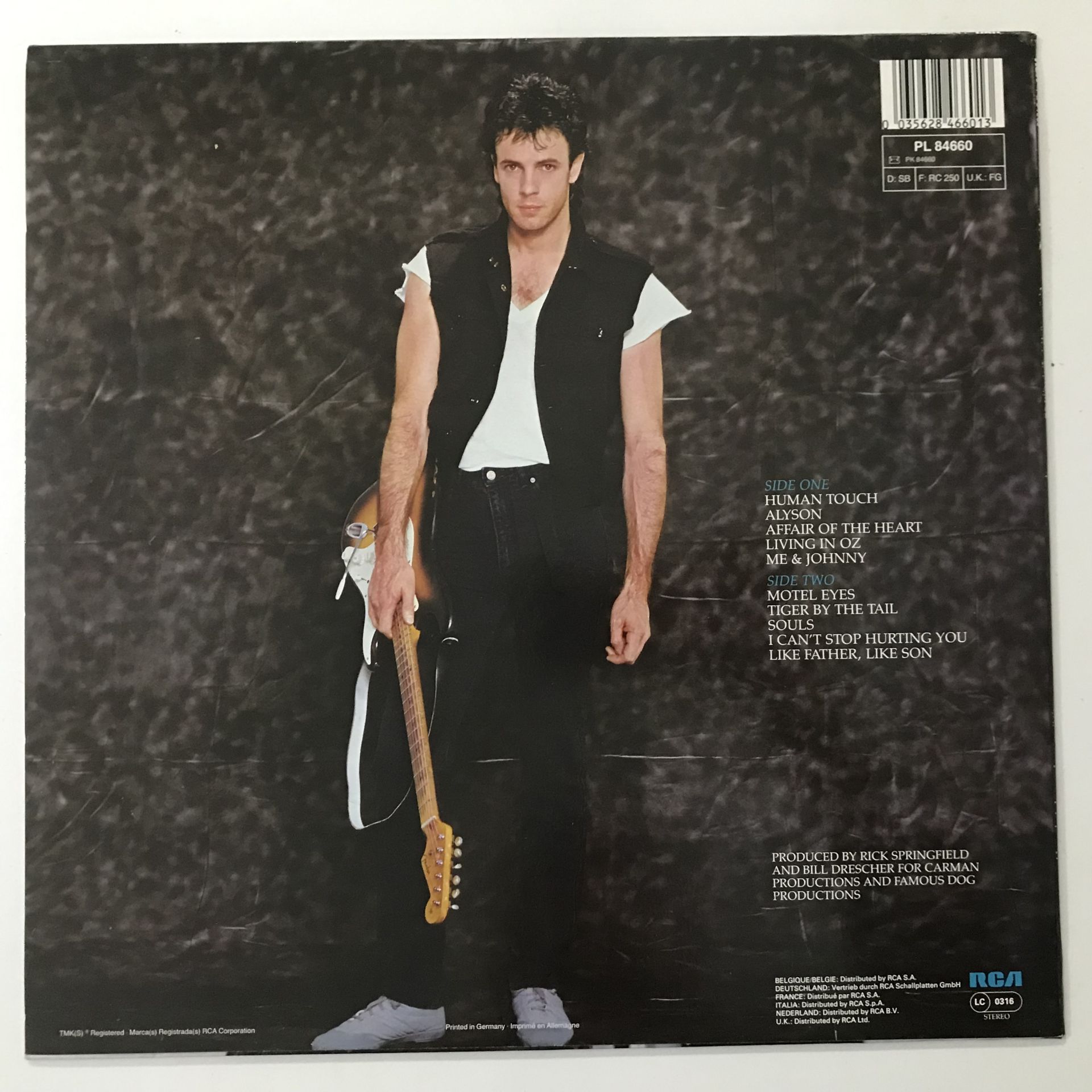 Rick Springfield – Living In Oz Plak, CD, DVD Satın Al